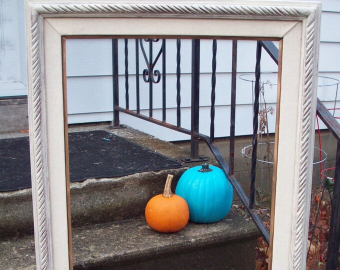 Large Rustic Frame, Vintage Wood Frame 24 X 30 Hand Painted Annie Sloan ...
