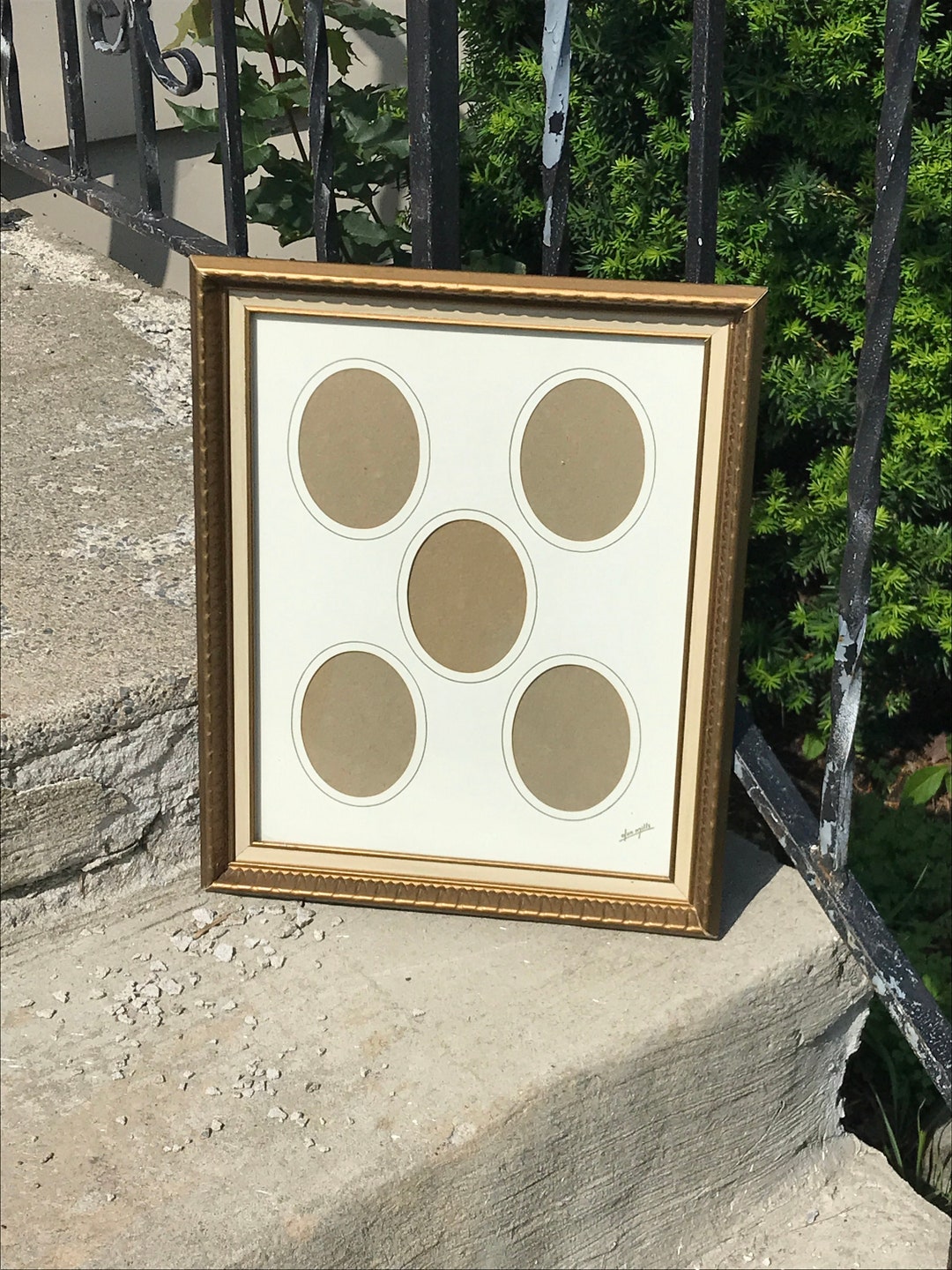 Gold Vintage Multi Opening Picture Frame Photo Collage for Family ...