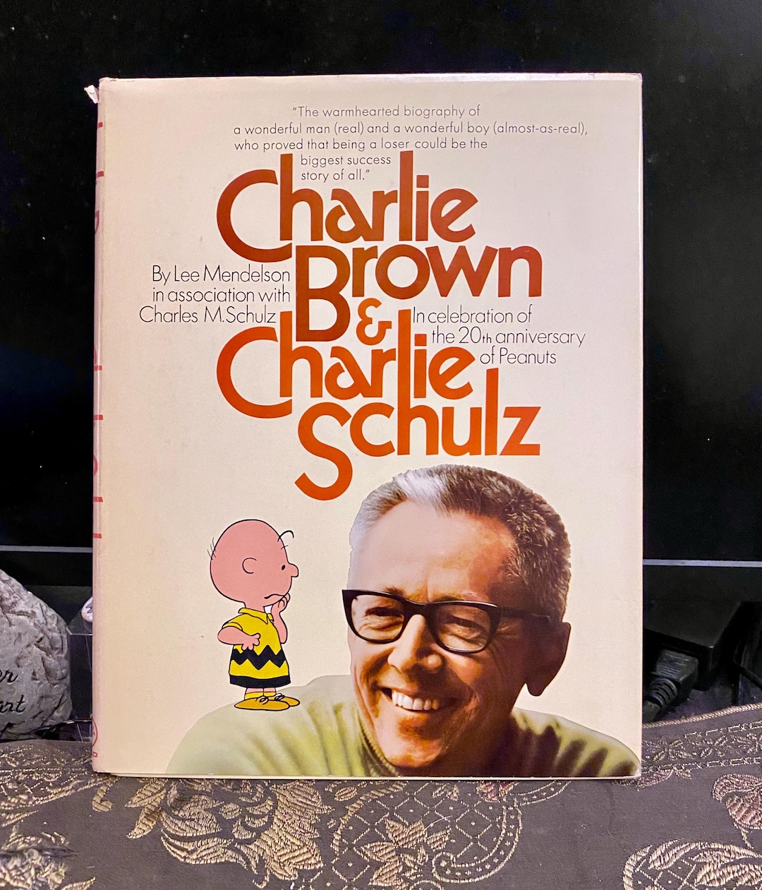 Vintage Hardcover Charlie Brown & Charles Shultz From 1970 Peanuts ...