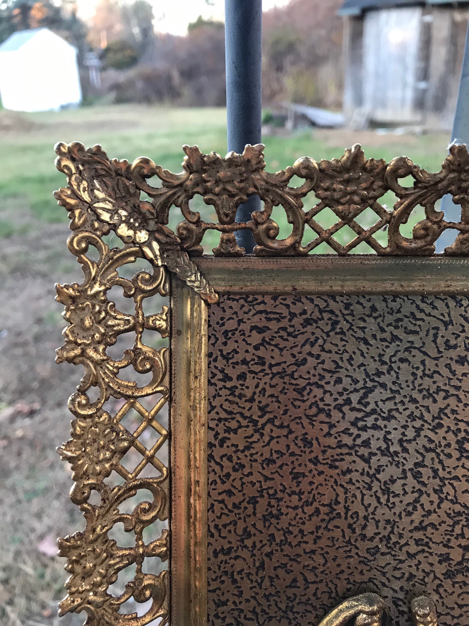 Vintage Filigree Picture Frame for 50th Anniversary Ornate - Etsy