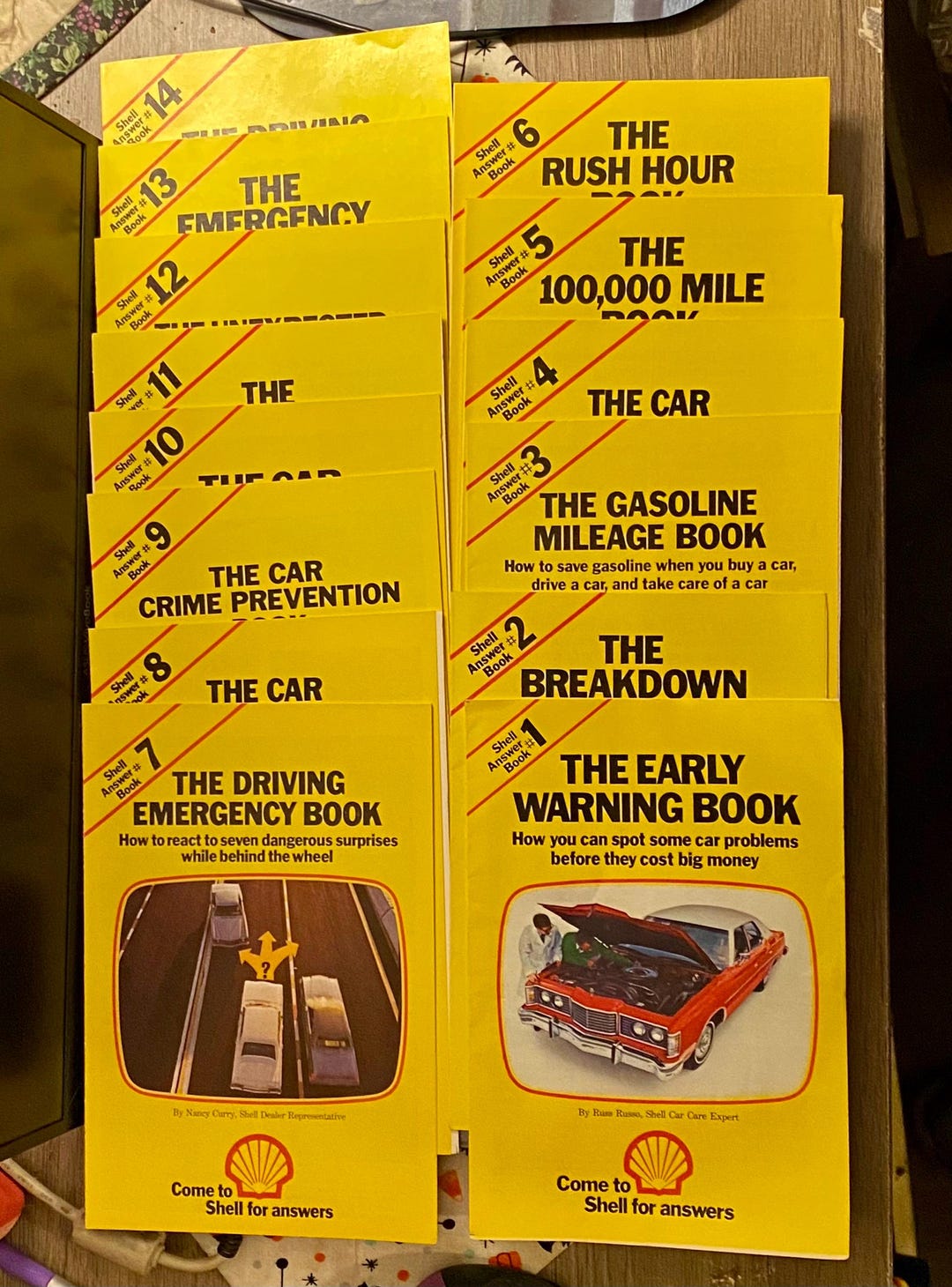 Vintage Shell Answer Series Set of 14 Booklets Books Automotive ...