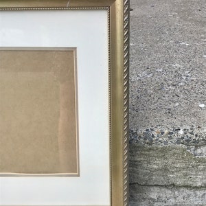 Gold Wood Wooden Ornate Vintage Picture Frame Photo Matted for Family ...