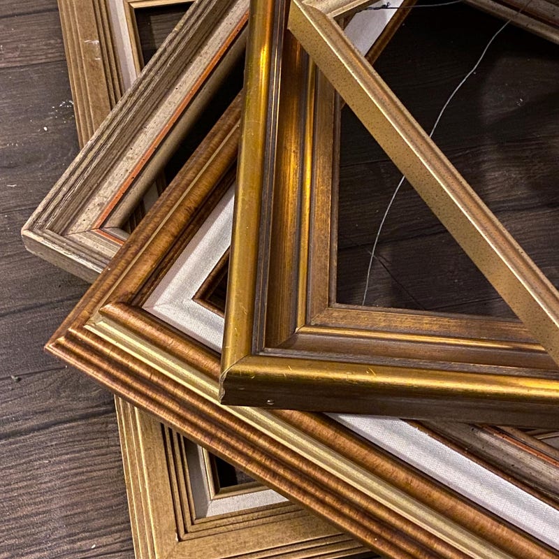 Gold Frame Set - Etsy