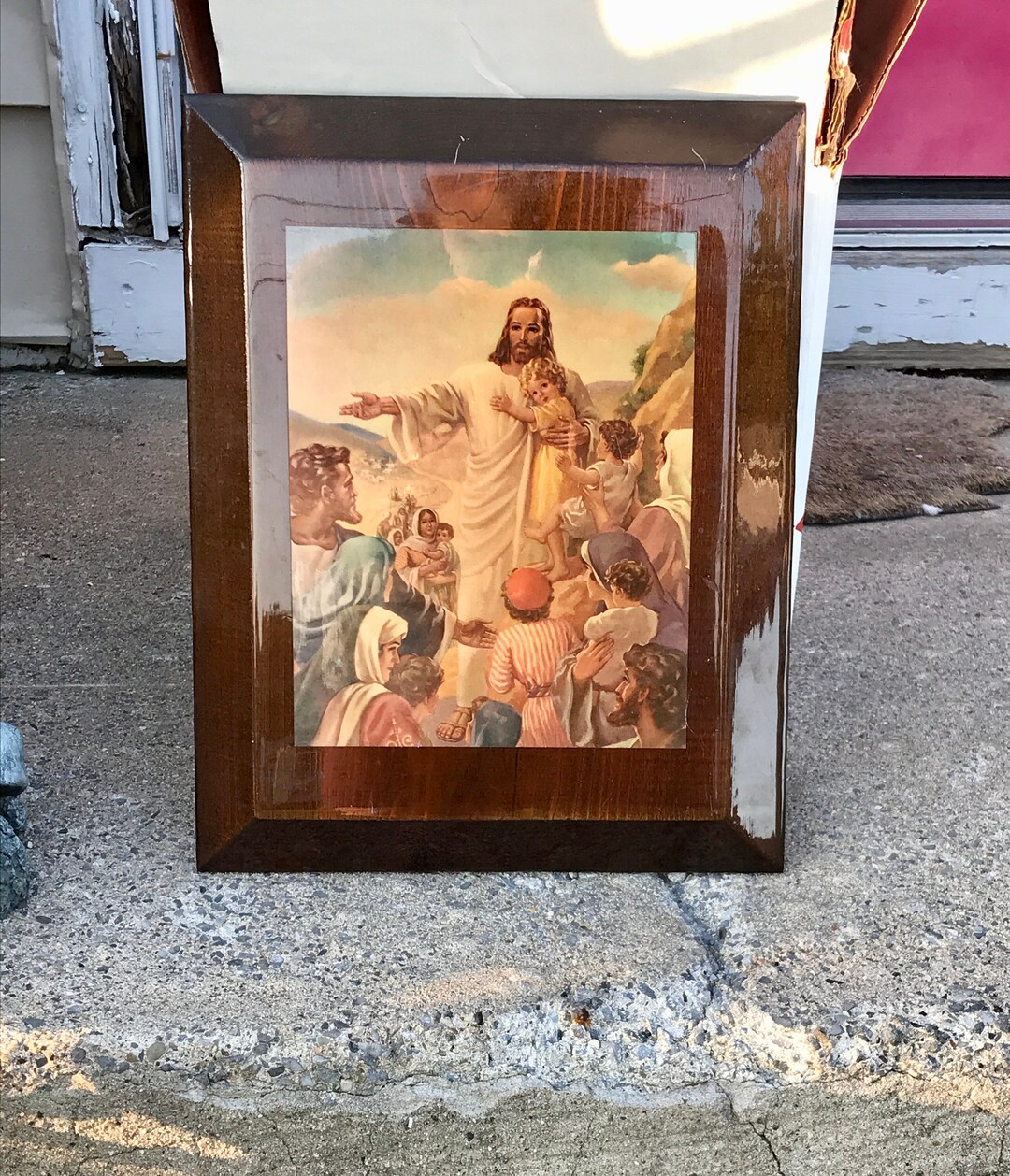 Vintage Wood Wooden Religious Lacquered Plaque of Jesus Christ - Etsy