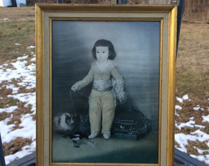 Vintage Joseph Horne Co. Artistic Framing Artwork Framed Picture Print ...