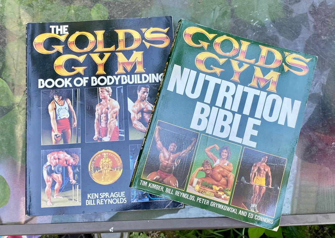 Vintage Gold's Gym Book of Bodybuilding & Nutrition Bible From 1980's ...