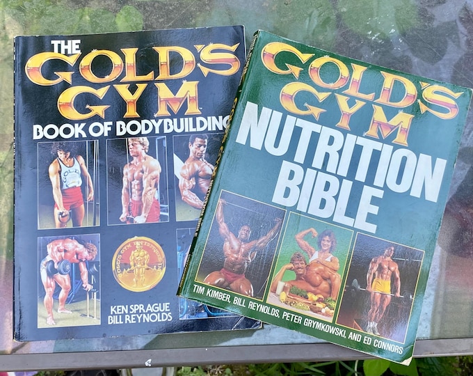 Vintage Gold's Gym Book of Bodybuilding & Nutrition Bible From 1980's ...