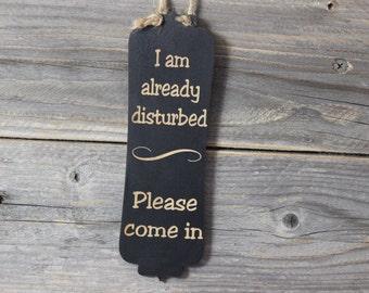 Funny door hanger | Etsy