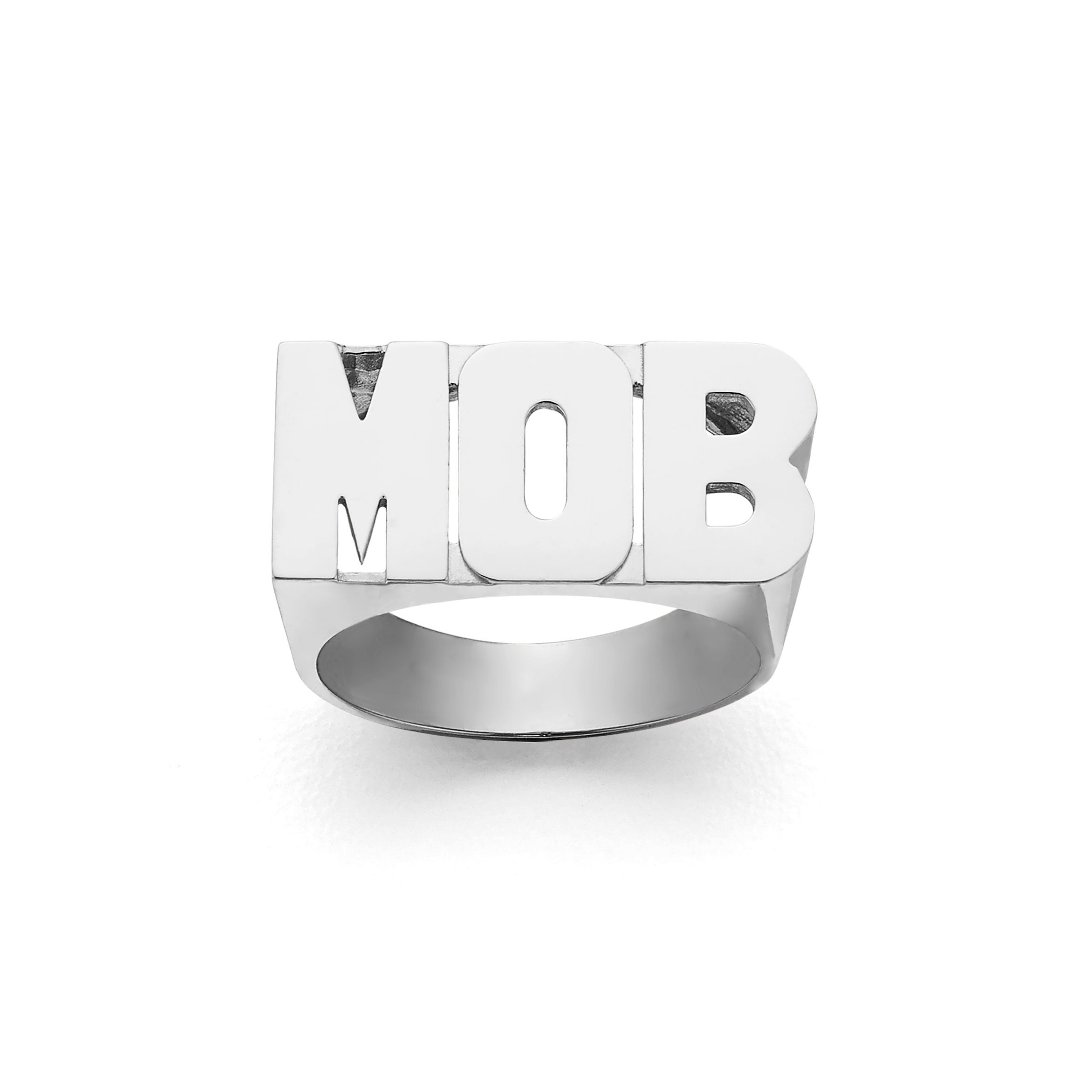 Custom Silver Name Ring Solid Sterling Silver Fine Jewelry - Etsy UK