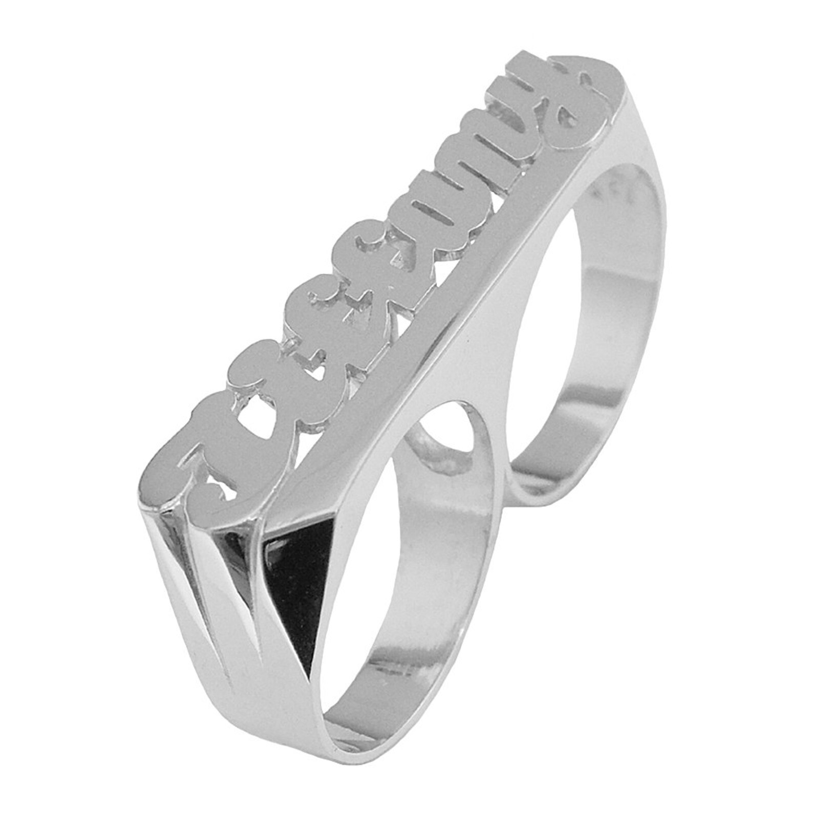 Custom Gold Name Ring Solid Gold 10k or 14k Fine Jewelry | Etsy