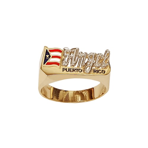 Custom Gold Name Ring Solid Gold 10k or 14k Fine Jewelry - Etsy