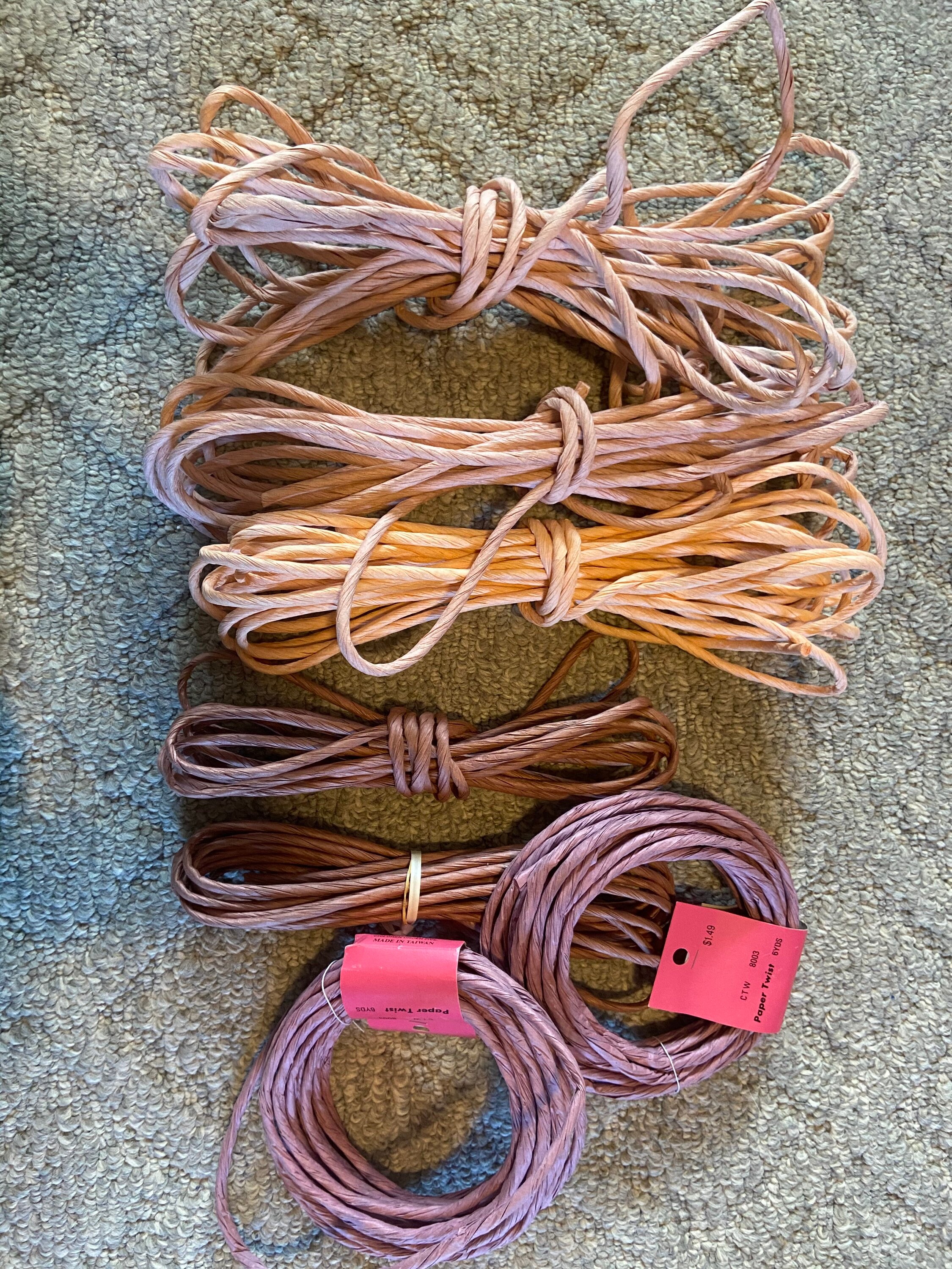 Paper Twist Ribbon “LOT” Many Colors