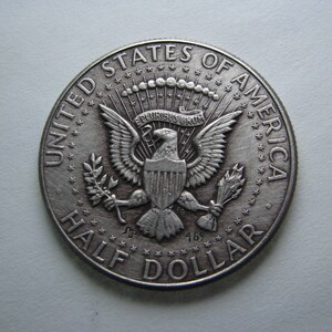 Hobo Nickel Skull by M.J. Petitdemange Engraved 90% Silver JFK Coin ...