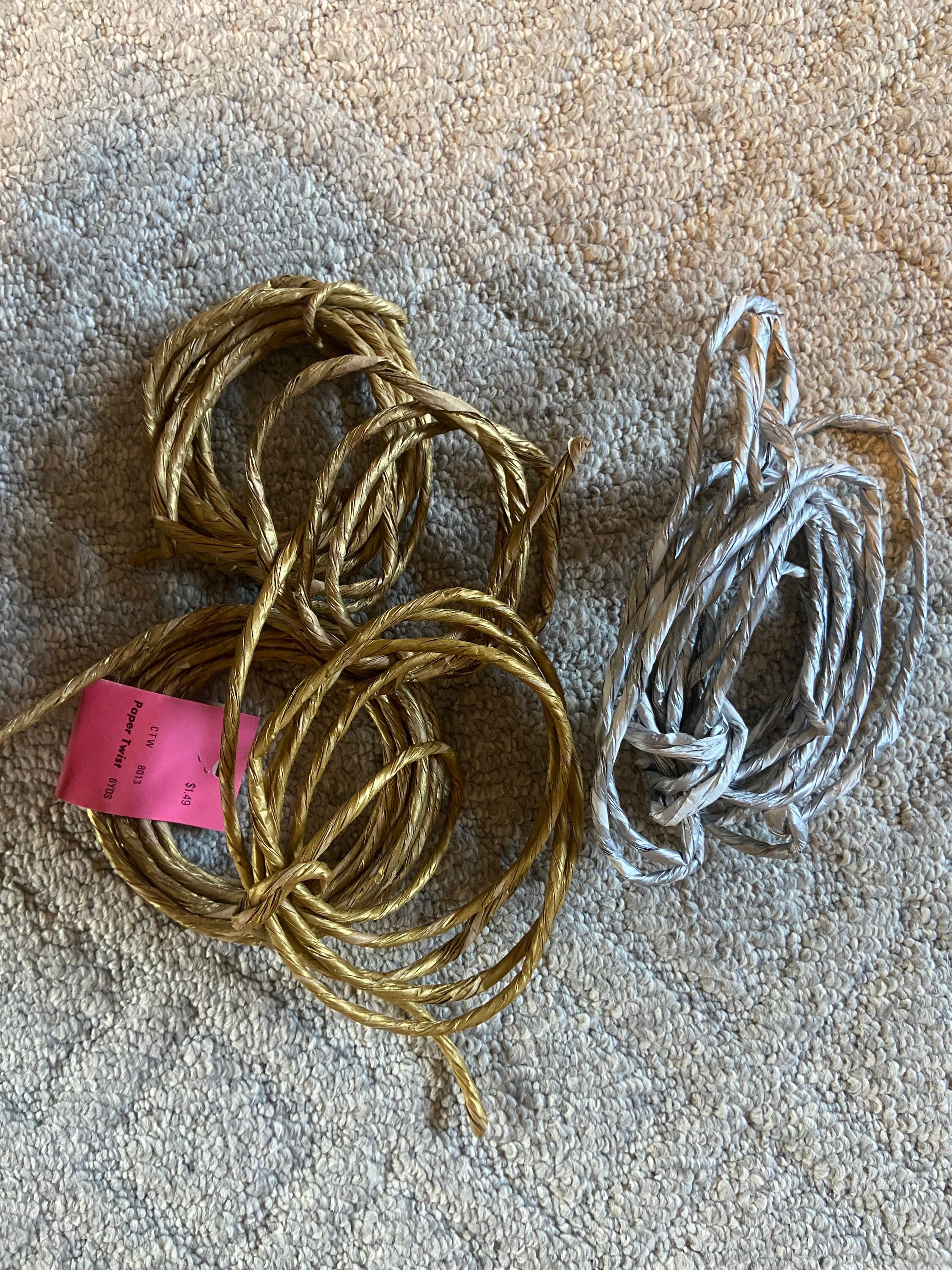 Paper Twist Ribbon “LOT” Many Colors