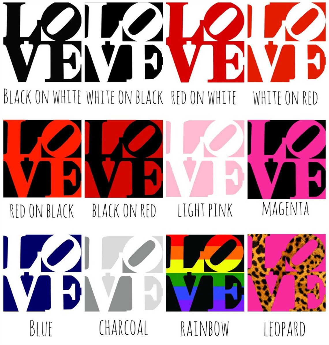 Love Pop Art Canvas Print - Etsy