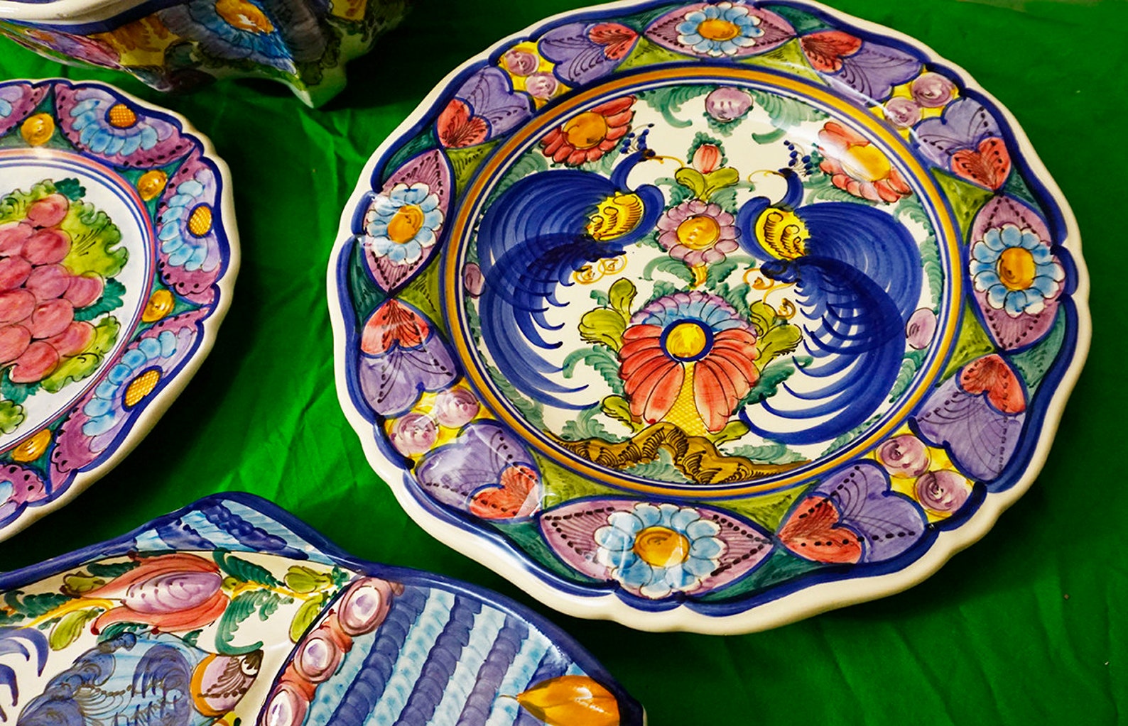 HAND MADE GREECE Hanging Ceramic Plates - Etsy