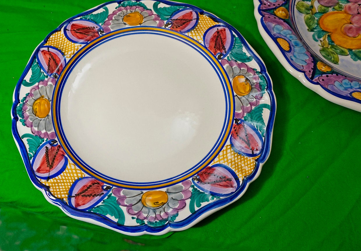 HAND MADE GREECE Hanging Ceramic Plates - Etsy