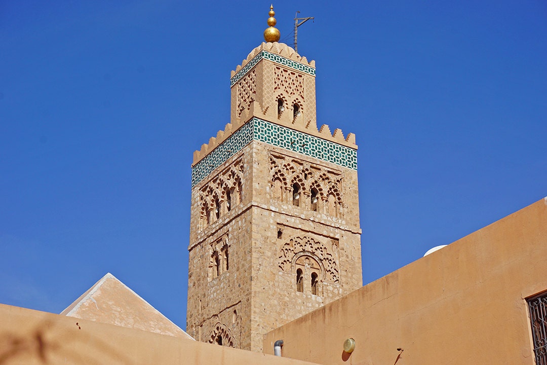 Moroccan Mosque Architecture Close-shot Canvas Art Print - Etsy