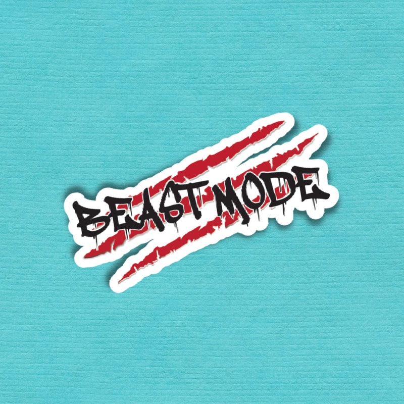 Beast Mode Decal - Etsy