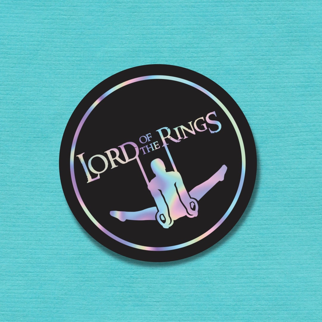 Men's Gymnastics Rings Vinyl Sticker - Etsy