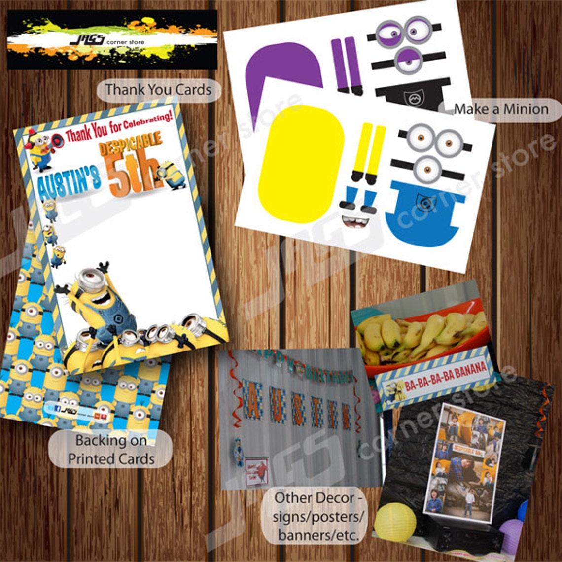 Printable MINION INVITATION - Minion Birthday Party Invitation - Minion ...