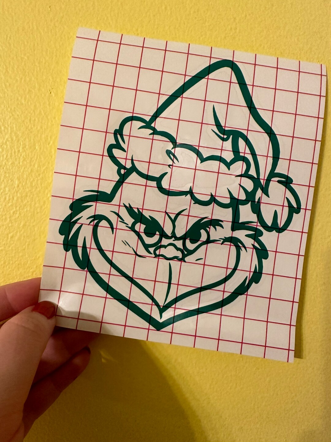 Grinch Vinyl Decal Christmas Grinch Decal Christmas Vinyl Decal How the ...