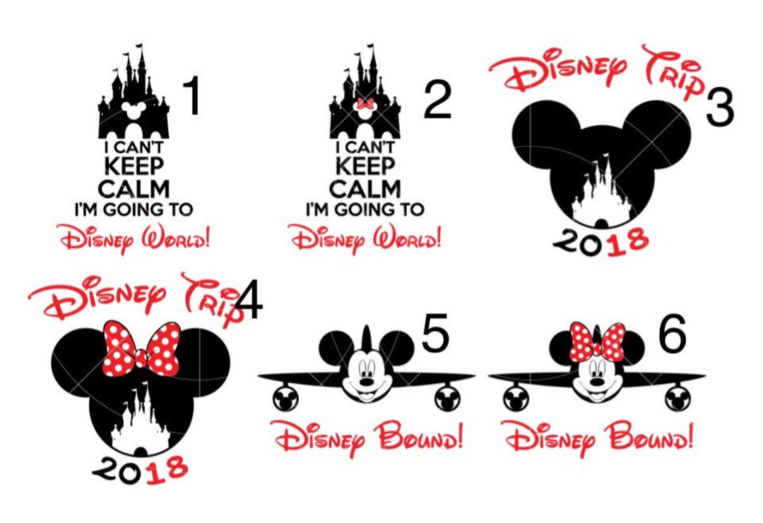 Disney Vacation Decal Disney Trip Disney Vacation Disney - Etsy