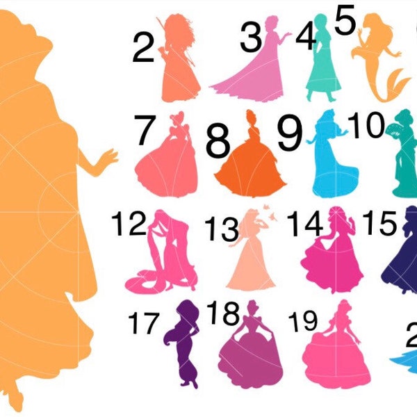 Princess Decal - Etsy