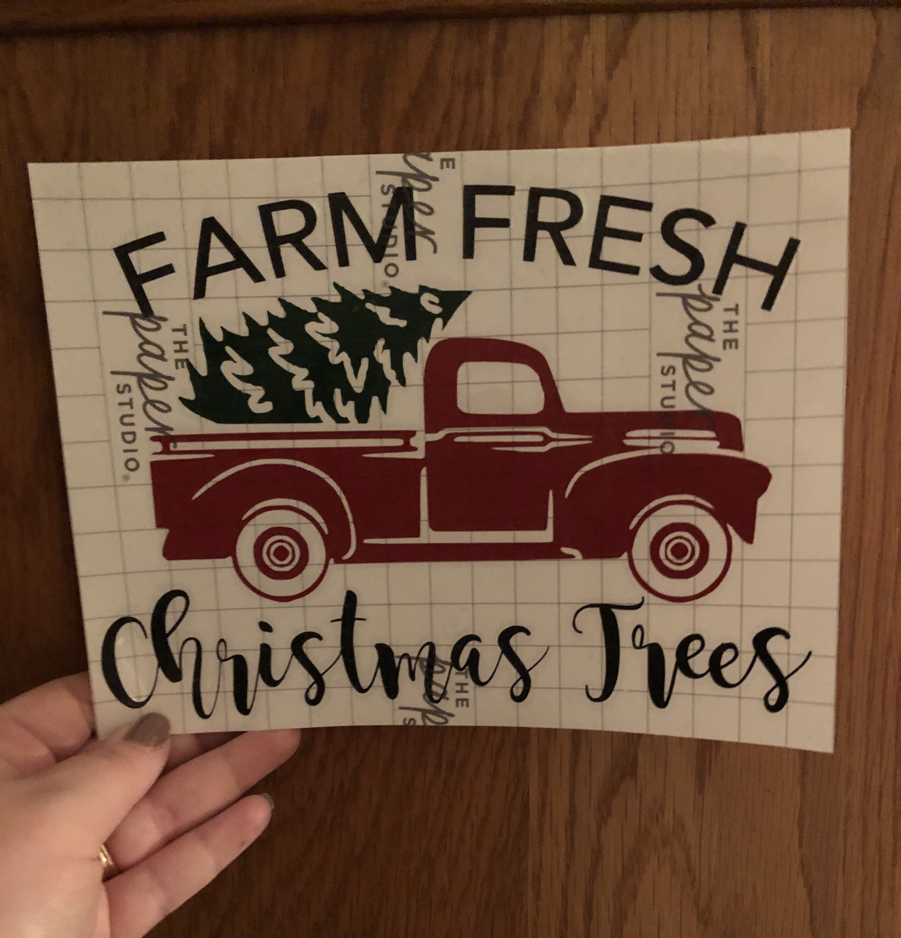 Farm Fresh Christmas Trees | Farm Fresh Christmas Tree Vinyl Decal ...