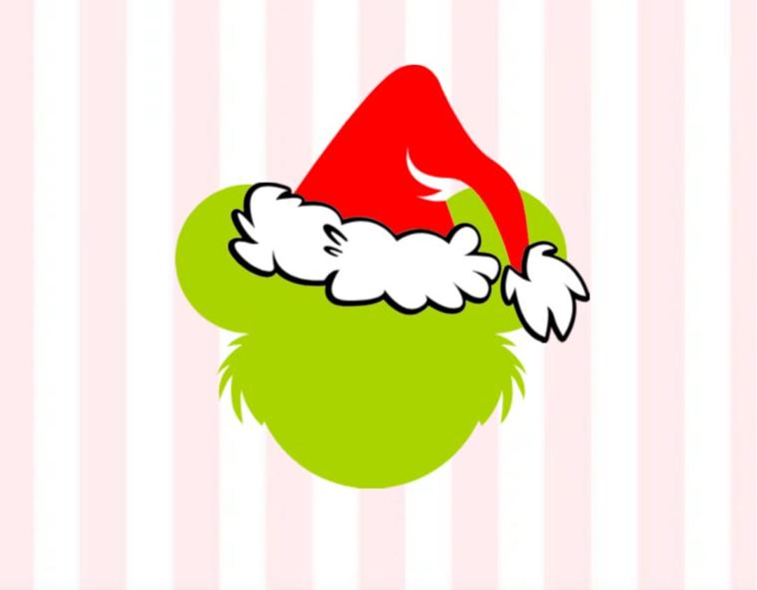 Mickey Mouse Grinch Christmas Vinyl Decal - Etsy