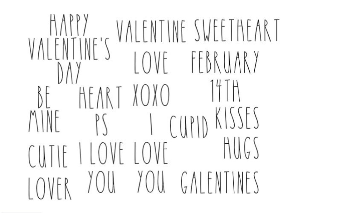 Rae Dunn Inspired Valentines Decals | Rae Dunn Inspired | Valentines ...