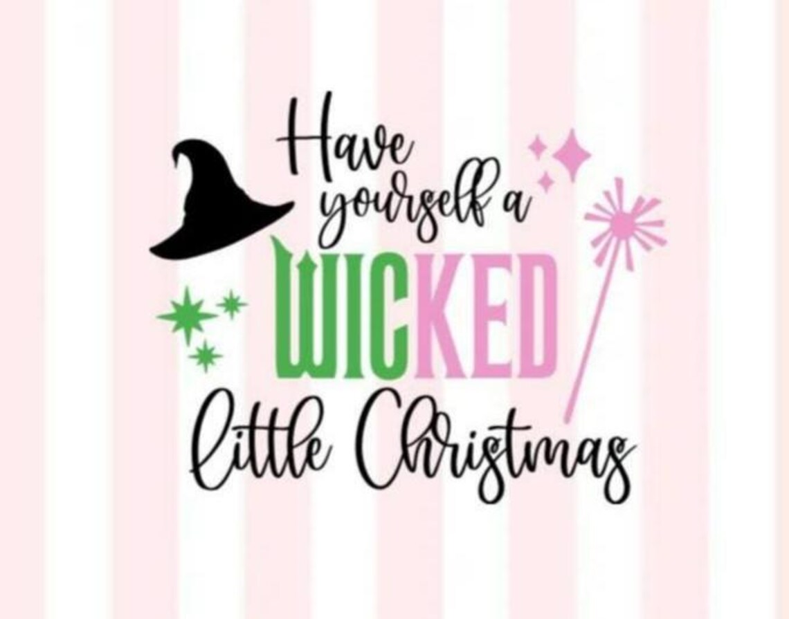 Wicked Christmas Vinyl Decal | Glinda Vinyl Decal | Wicked Musical ...