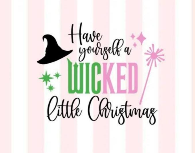Wicked Christmas Vinyl Decal | Glinda Vinyl Decal | Wicked Musical ...