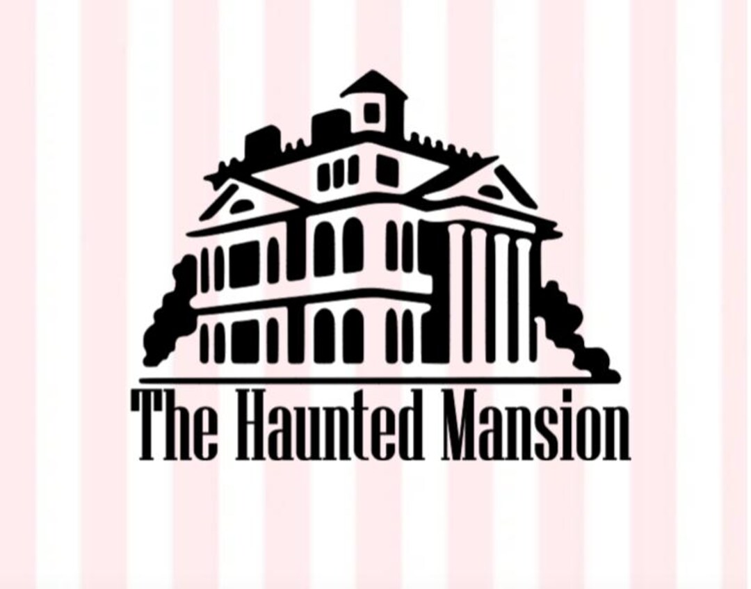 The Haunted Mansion Vinyl Decal | Haunted Mansion Vinyl Decal | Haunted ...