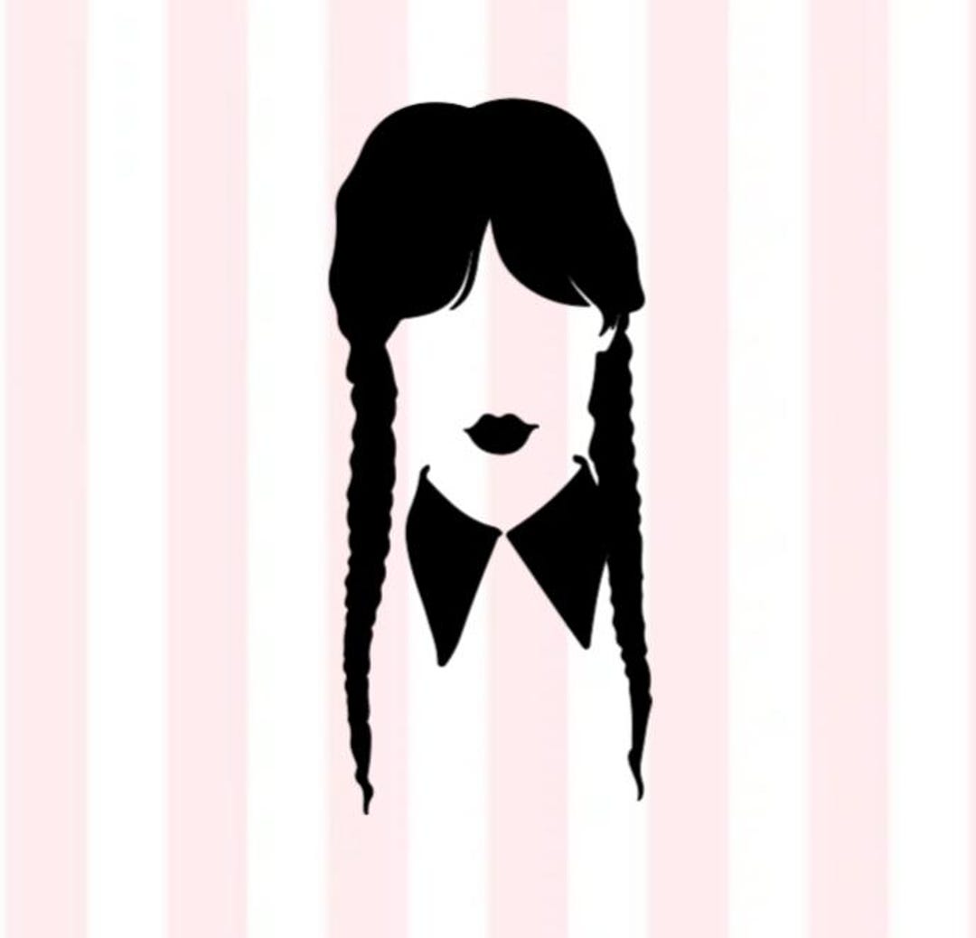 Wednesday Addams Vinyl Decal Wednesday Addams Decal Wednesday Decal ...