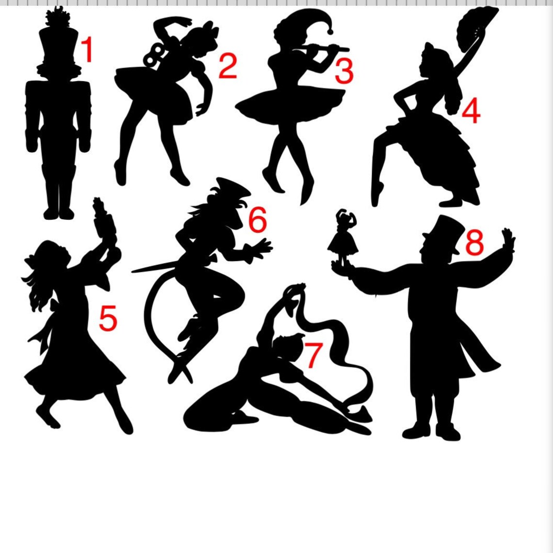 The Nutcracker Ballet Vinyl Decal | Nutcracker Decal | Clara | Mouse ...