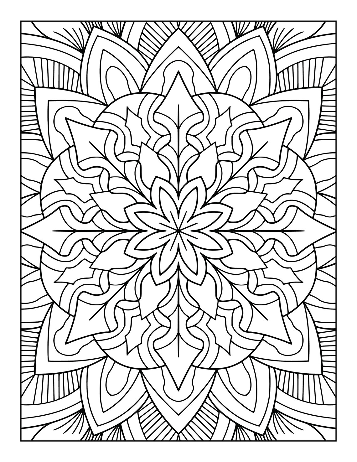 Mandala Colouring Pages (40) Digital Printable Download - Etsy