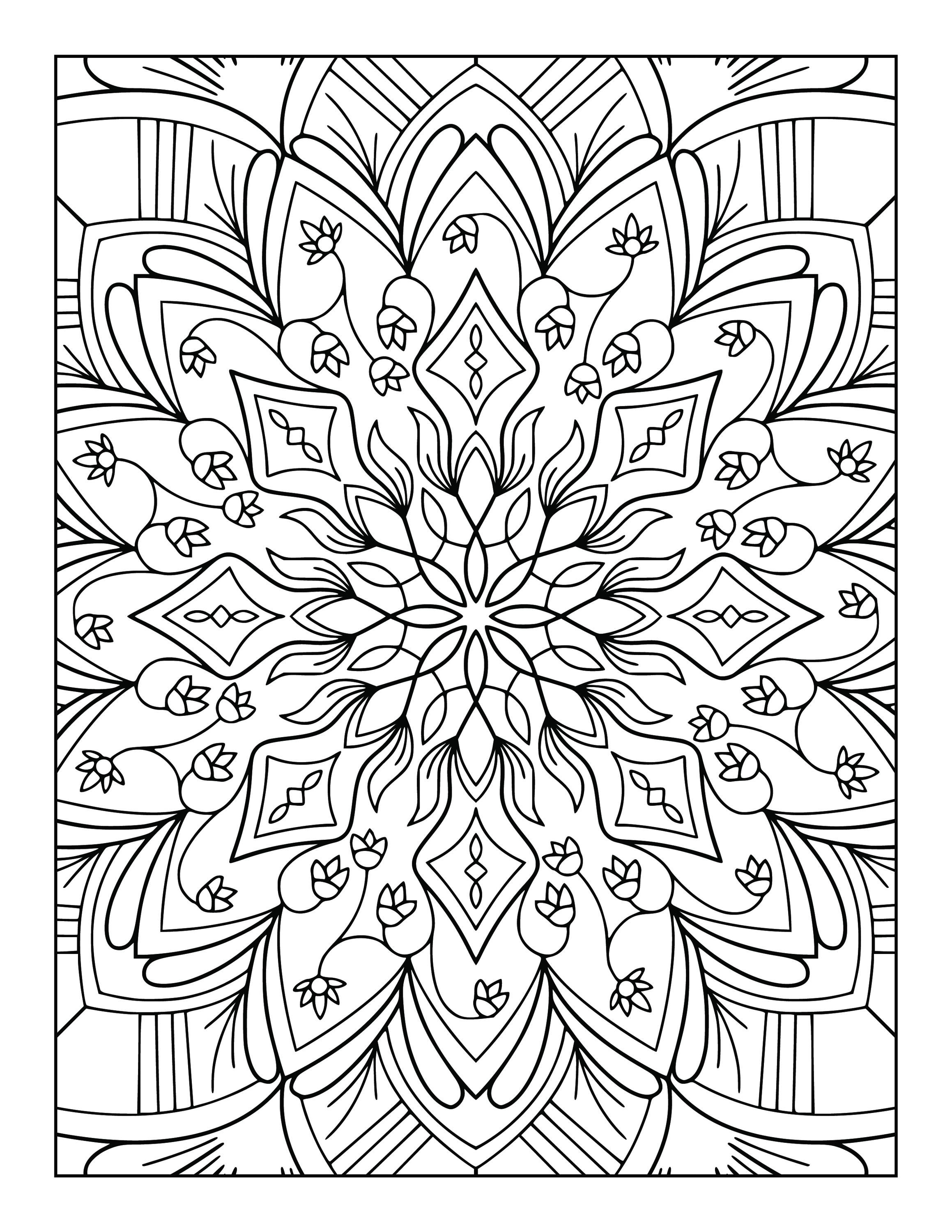 Mandala Colouring Pages (40) Digital Printable Download - Etsy