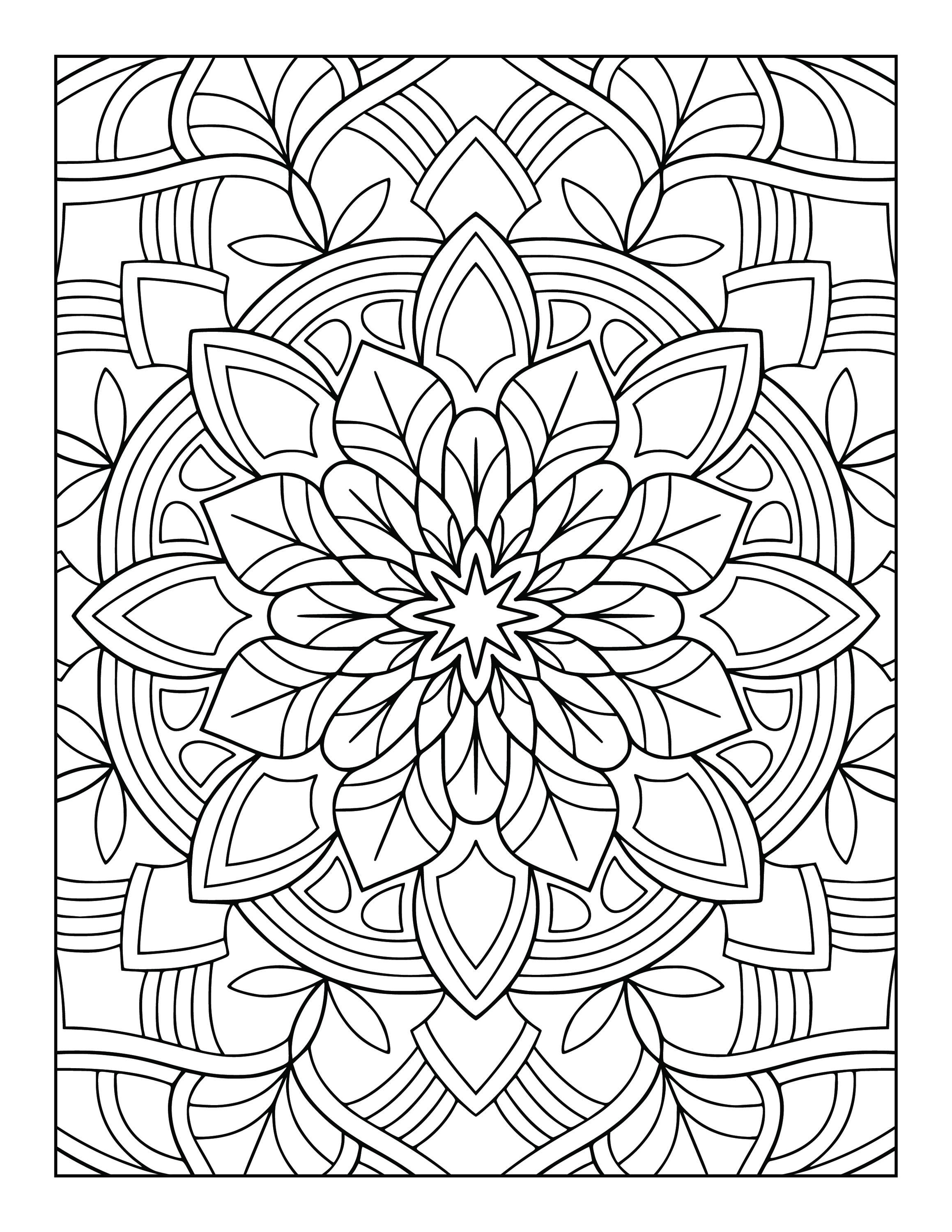 Mandala Colouring Pages (40) Digital Printable Download - Etsy