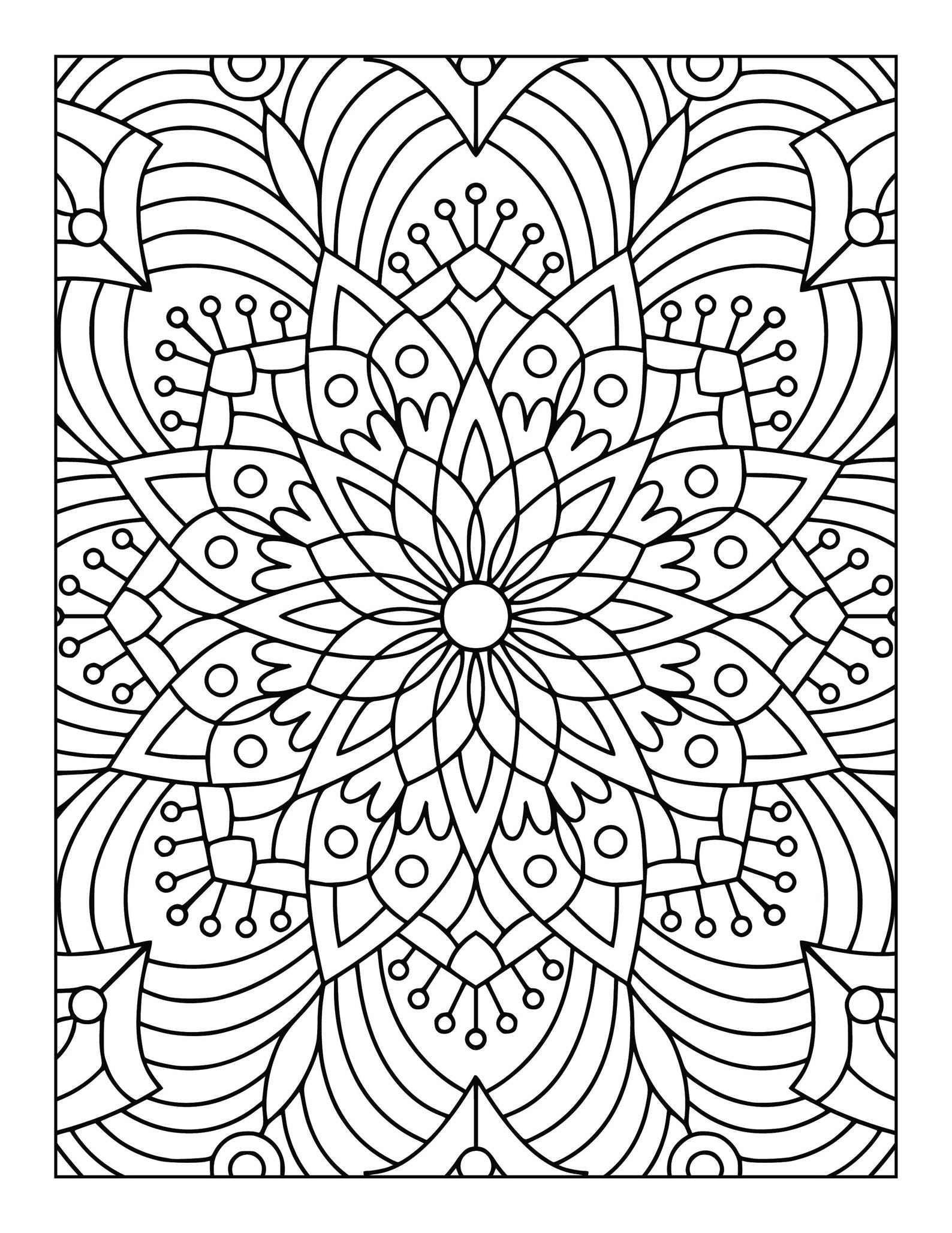 Mandala Colouring Pages (40) Digital Printable Download - Etsy