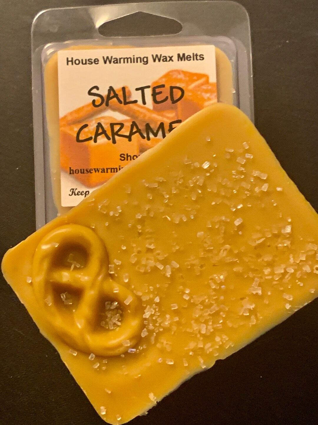Salted Caramel Wax Melts, Decorated Wax Melts, Soy Blend - Etsy