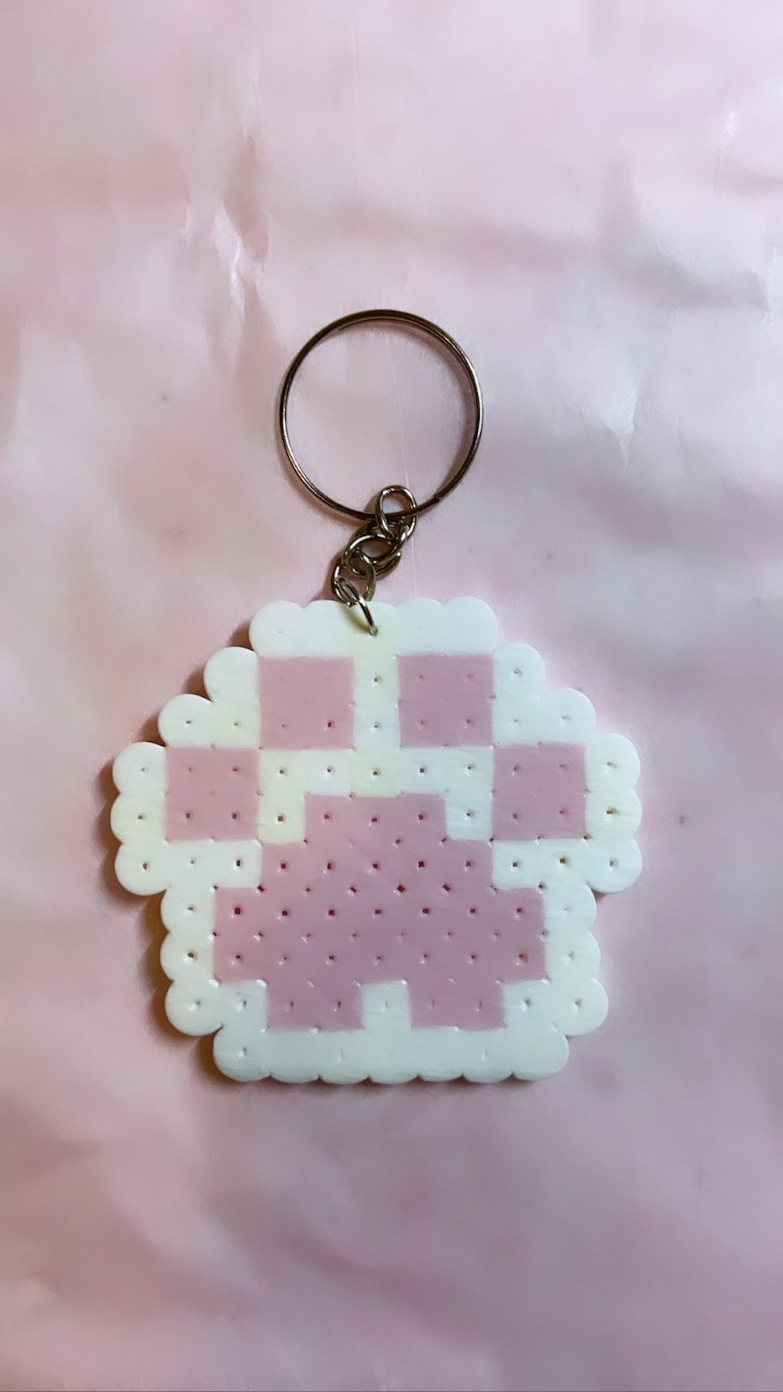 Cutecore Kawaii Cat Paw Perler Bead Keychain FREE SHIPPING - Etsy Australia