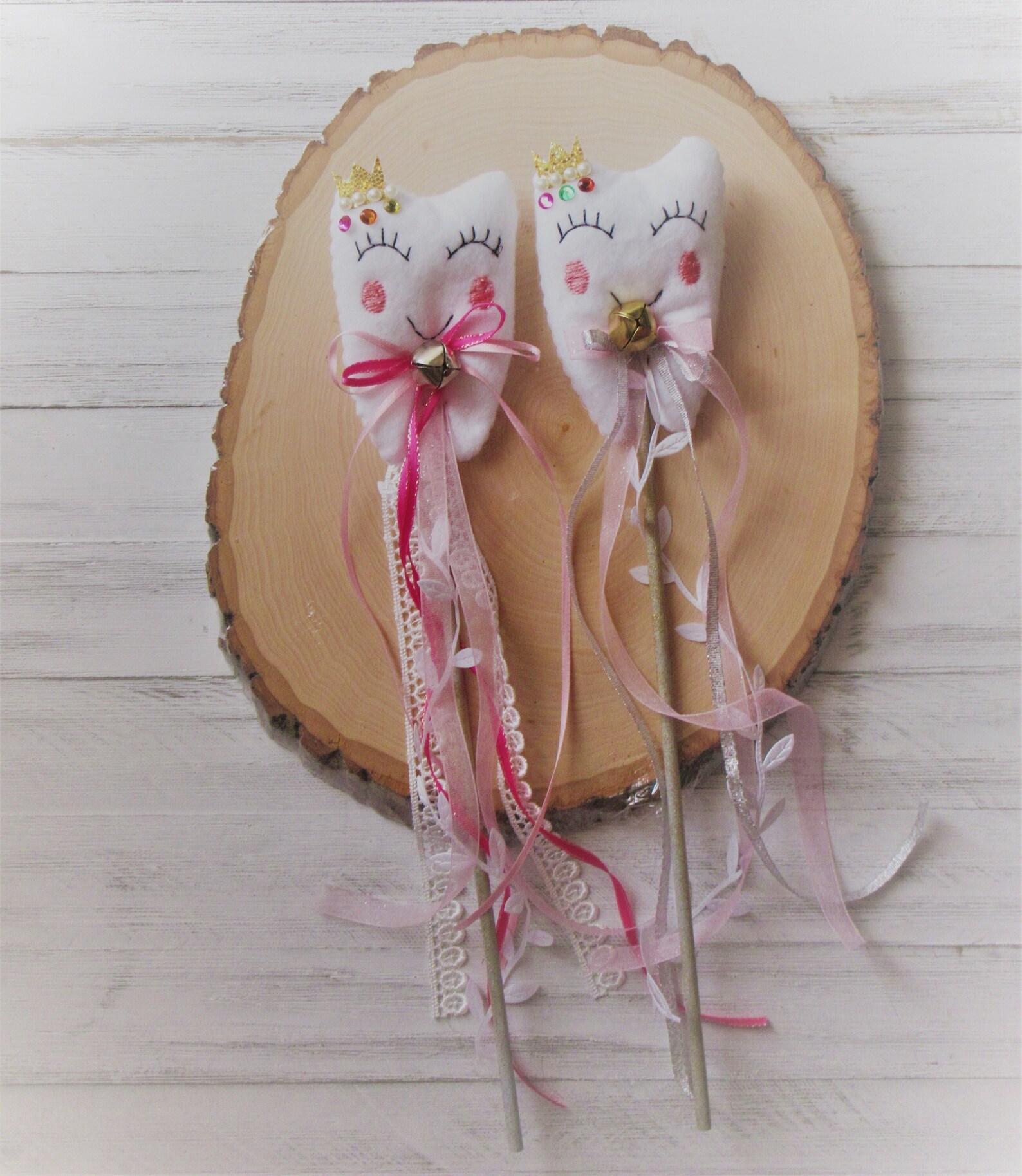 14 Inch Tooth Fairy Wand Hand-embroidered. Fairy Pillow - Etsy