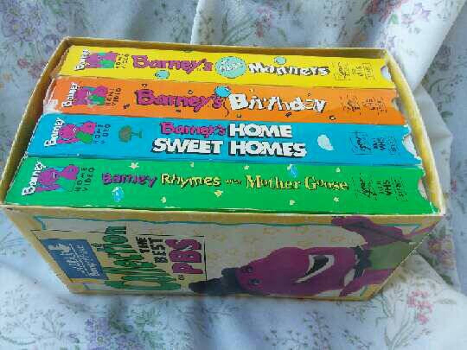 Vintage Barney PBS Vhs Set Rare 1993 Barney Vhs Barneys | Etsy