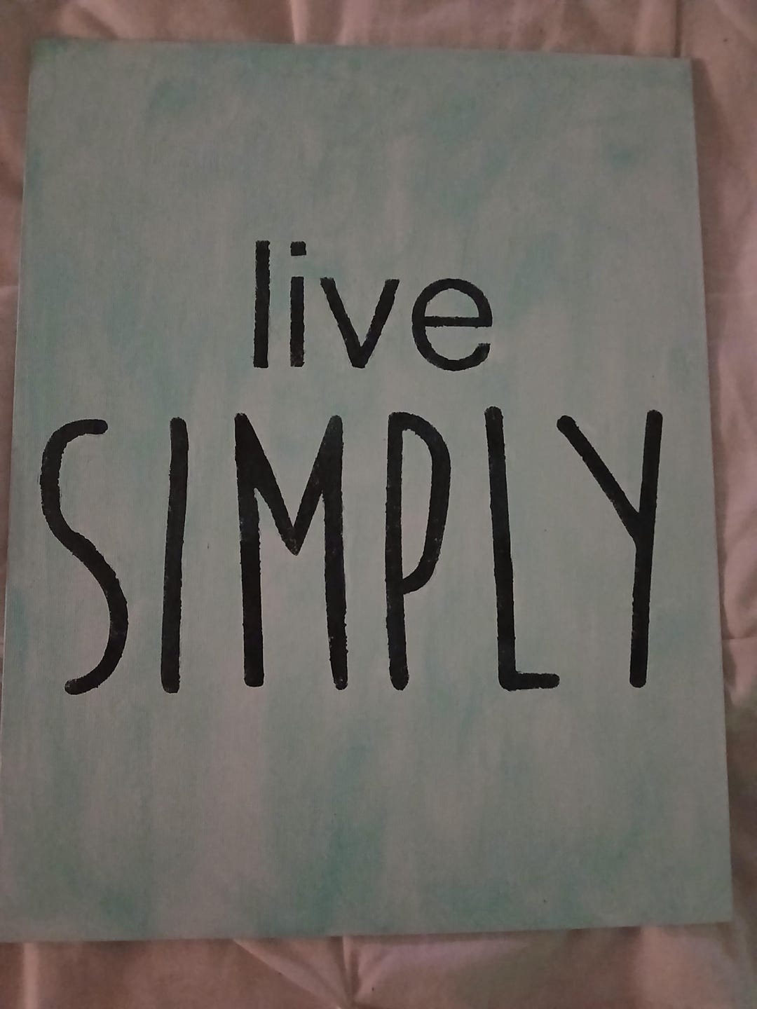 Live Simply Sign - Etsy