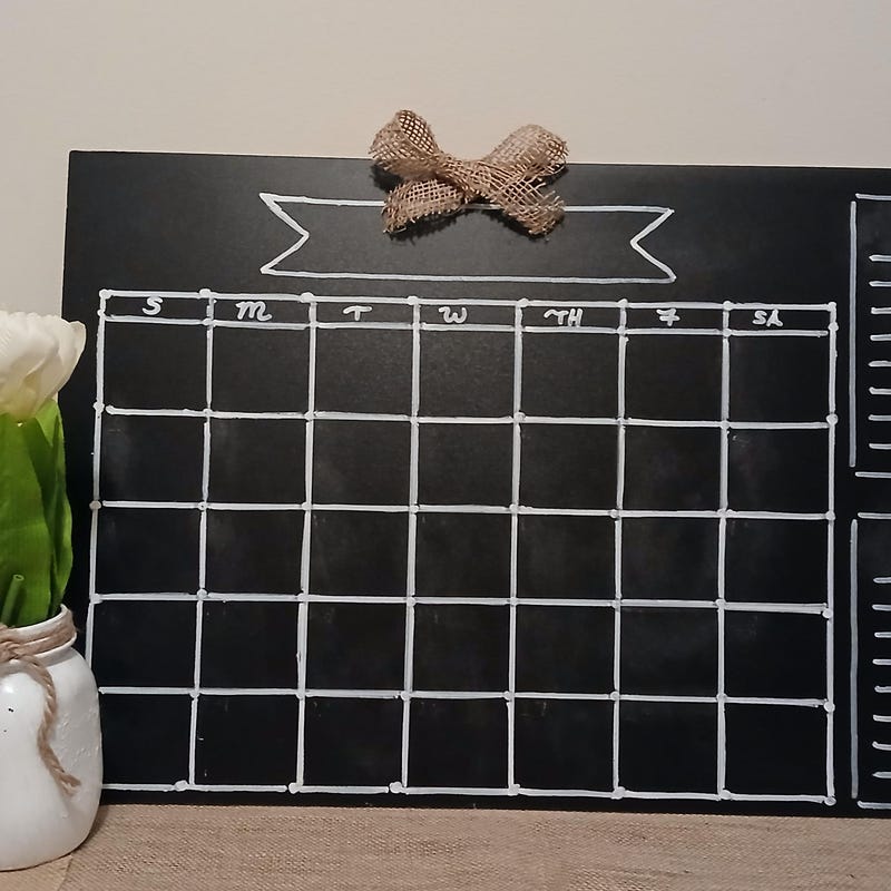 Chalkboard Calendars - Etsy