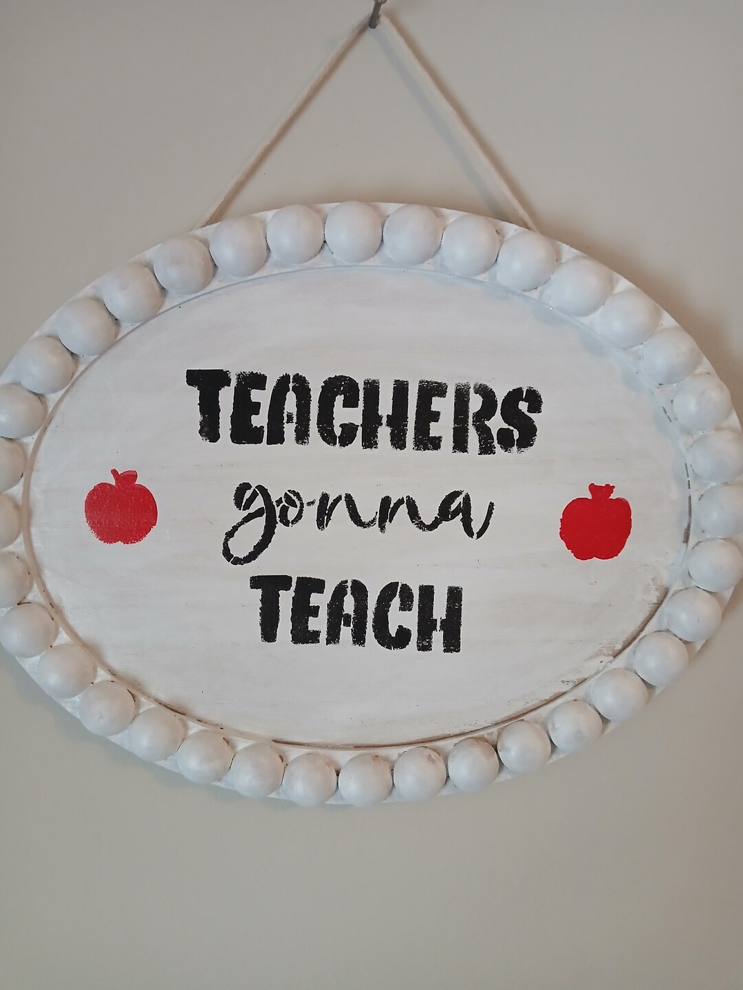 Teachers Gonna Teach Sign - Etsy