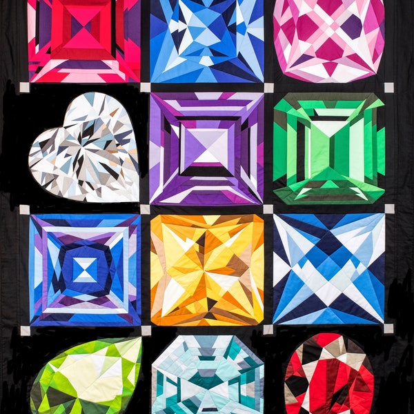 Gemstone Quilt - Etsy