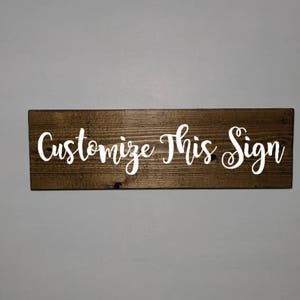 Custom wooden signs | Etsy