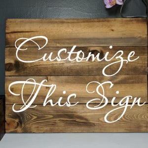 Custom wooden signs | Etsy